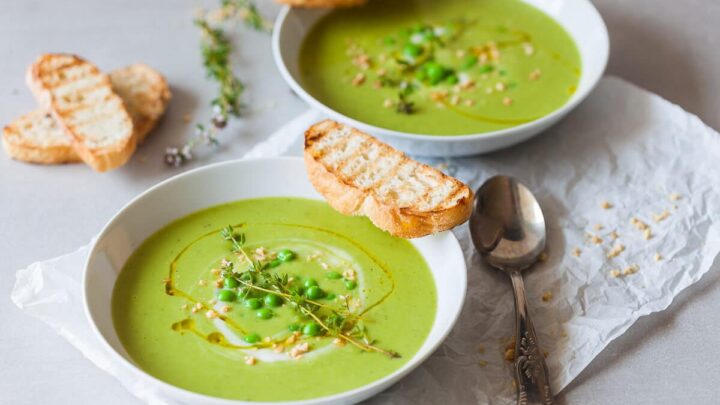 Green pea soup recipe store