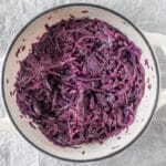 Braised Red Cabbage - Vibrant plate