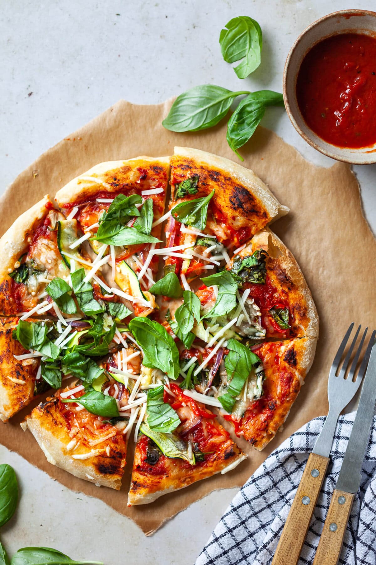 Easy Slow-Rise Overnight Pizza - Vibrant plate