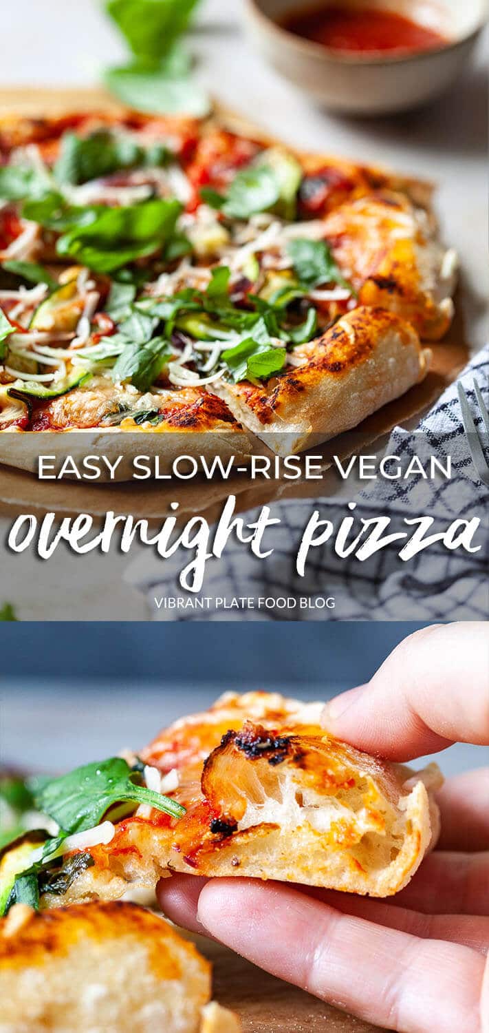 Easy Slow-Rise Overnight Pizza - Vibrant plate