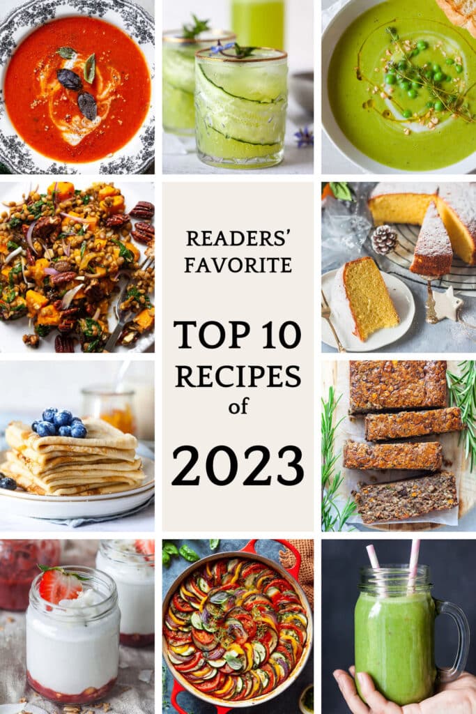 10 Most Popular Recipes in 2023 - Vibrant plate